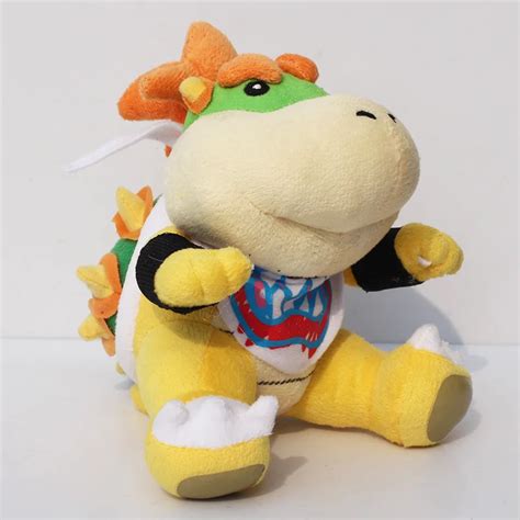 18cm Super Mario Bros Plush Toys Bowser Jr Koopa Koopalings Dragon