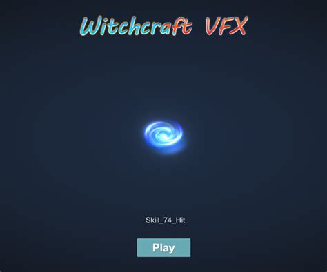 Artstation Unity Witchcraft Vfx Visual Effects Game Assets