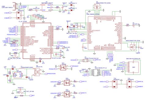 STM32F103C8T6 SIM808 Resources EasyEDA