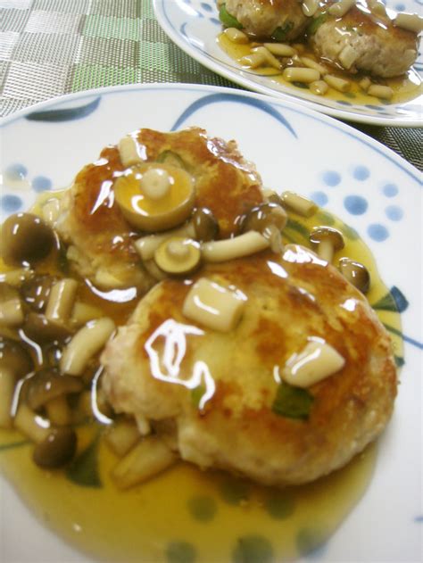 筍入り豆腐ハンバーグきのこあんかけ By Solapapa 【クックパッド】 簡単おいしいみんなのレシピが396万品