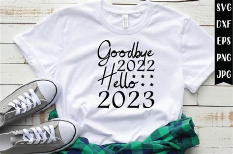 Goodbye 2022 Hello 2023 Graphic By MockupStory Creative Fabrica