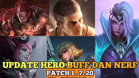 Update Hero Meta Season 26 Sekarang Patch 1720 Mobile Legends Youtube