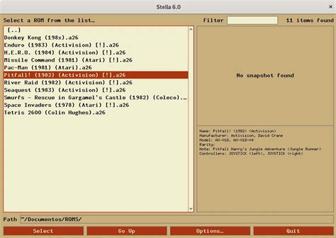 Como jogar jogos do Atari no Linux emulador Stella Bóson Treinamentos em Ciência e Tecnologia