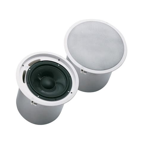 Subwoofer Ceiling Mount 2 Way 10 Lf 180 Deg Coverage 70100v White