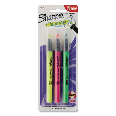 Sharpie Highlighter Smear Guard