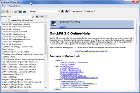 Github Jkriege Quickfit A Data Evaluation Package For Imaging Fluorescnece Correlation