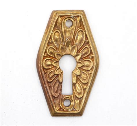 Waldorf Astoria Cast Bronze Ornate Keyhole Cover Olde Good Things