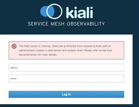 Kiali Login Failed Issue Rootsongjc Cloud Native Sandbox Github