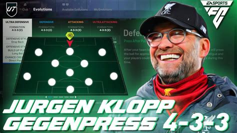 GEGENPRESS LIKE KLOPP FC 24 Ultimate Team Tactics EA SPORT FC 24