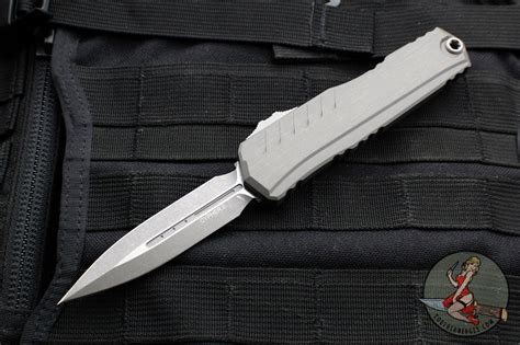 Microtech Cypher Ii 2024 Double Edge Natural Clear Finished Handle