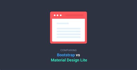 Comparing Bootstrap Vs Material Design Lite