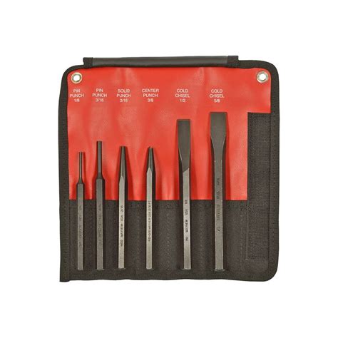 Mayhew Punch And Chisel 6 Piece Set Midwest Technology Products