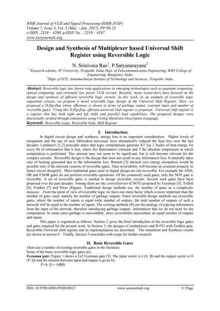 Full Adder Subtractor Using Reversible Logic Pdf