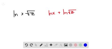 Solved Assume That X Y Z And B Represent Positive Numbers Use The