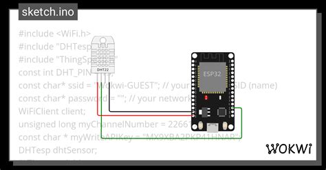 Dhtthingspeak Wokwi Esp32 Stm32 Arduino Simulator