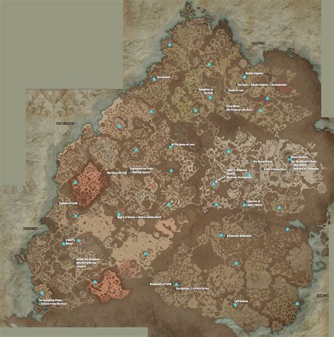 Map Of All Side Quests That Lead To Dungeons For Optimal Renown On