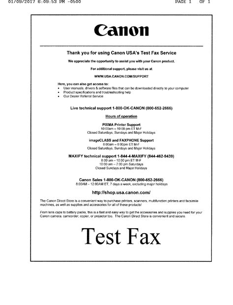 US Fax Test Services HP Brother And Canon Gough S Tech Zone