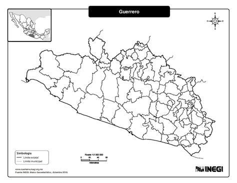 Mapa De Guerrero A Color Con Nombres Mapas De M Xico Para Descargar Hot Sex Picture