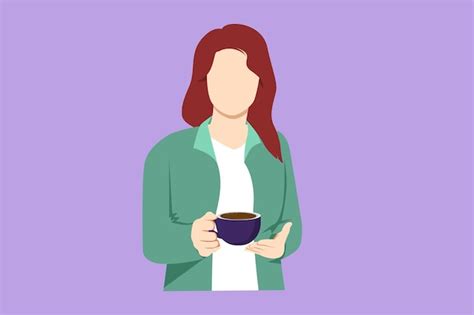 Premium Vector Cartoon Flat Style Drawing Of Beautiful Business Woman