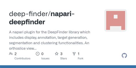 Github Deep Findernapari Deepfinder A Napari Plugin For The