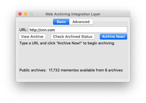 Web Archiving Integration Layer WAIL