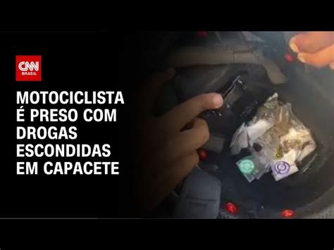 Motociclista é Preso Por Usar Fundo Falso Em Capacete Para Esconder