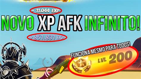 Novo XP AFK INFINITO no MELHOR Bug de XP do Fortnite CAPÍTULO Glitch XP Fortnite MAPA de