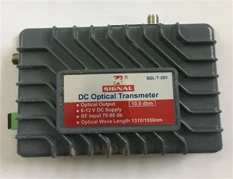 6v12v Dc Optical Transmitter 10 Dbm For Catv 1310 Nm At ₹ 3499 In Rajkot