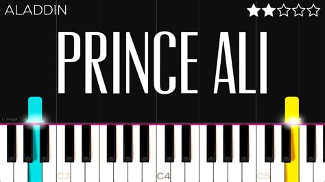 Aladdin Prince Ali Easy Piano Tutorial Youtube