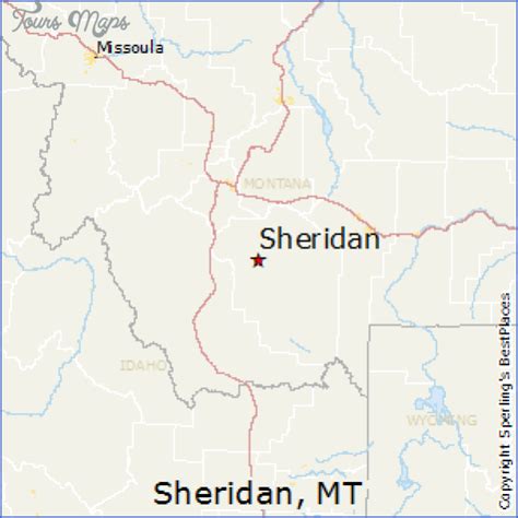 Map Of Ruby Valley Montana