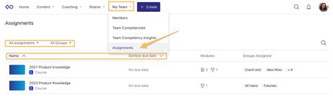 See Your Teams Assignments In My Team Hub Assignments Showpad Help Center