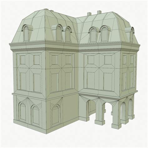 3d Classical Building Model Turbosquid 1337946