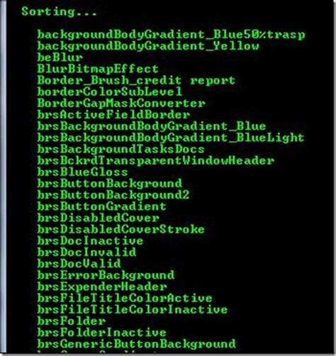utility to sort a wpf resource dictionary xaml emmanuel s blog