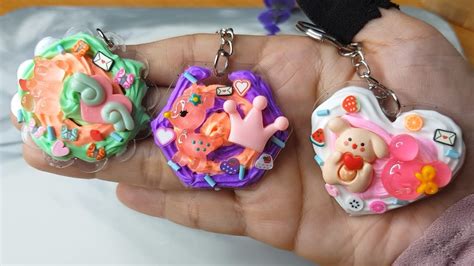 Diy Cream Glue Keychain Creative Cream Glue Keychain Ideas Youtube