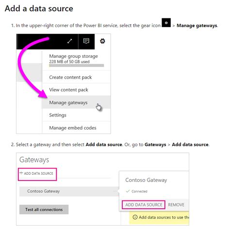 Re Scheduled Refresh And Data Source Credentials Gr Microsoft