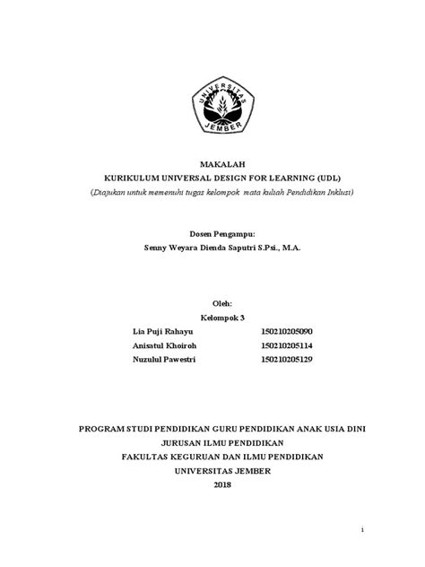 Kelompok 6 Udl Fix Pdf