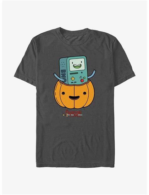 Adventure Time Bmo Jack O Lantern T Shirt Grey Hot Topic