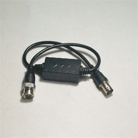 HD Coaxial Ground Loop Isolator Video Balun BNC Male To Female For HD CCTV Camera AHD TVI CVI In