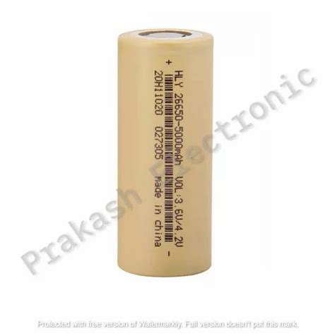 HLY 26650 3 6volt 5000mAh Li Ion Rechargeable Battery At 260 Piece