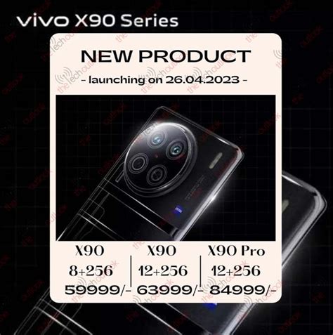 Vivo X90 X90 Pro Variants And Pricing Leaked Ahead Of Launch In India