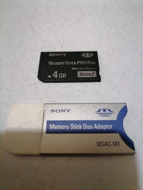 Sony Psp Memory Stick Pro Duo With Adapter 4gb Mobile Phones And Gadgets