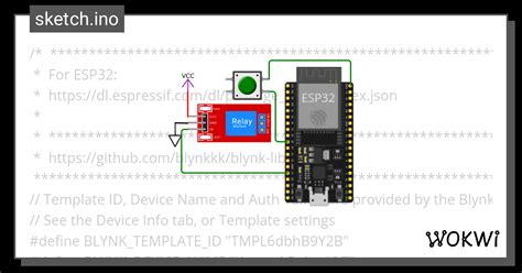 Iot Blynk Wokwi Esp32 Stm32 Arduino Simulator