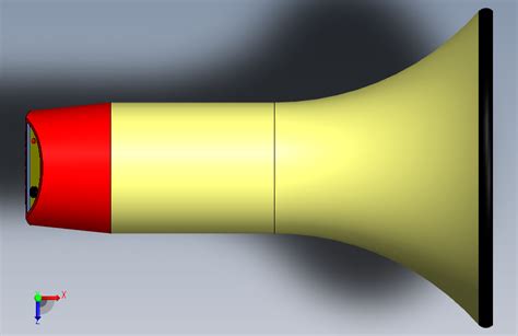 扩音器 SOLIDWORKS 2020 模型图纸下载 懒石网