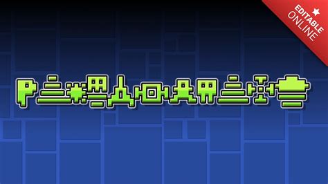 Pterodactyl Geometry Dash Text Effect Generator