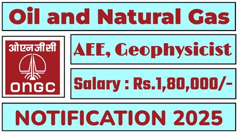 Ongc Recruitment 2025 Notification For 108 E1 Aee Geophysicist Post