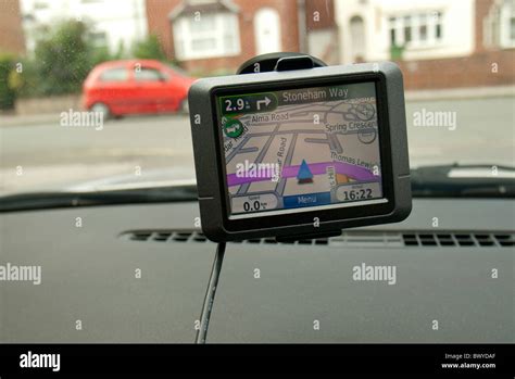 Tom tom satellite navigation device hi-res stock photography and images - Alamy
