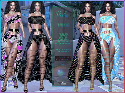 Second Life Marketplace Perle Designer Inspired Beach Setbikini
