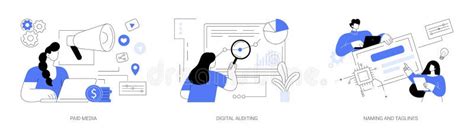 Corporate Communication Abstract Concept Vector Illustrations Stock Vector Illustration Of