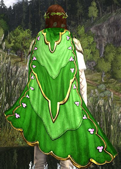 Lotro Cloak Of New Growth Hooded And Hoodless Cosmetic