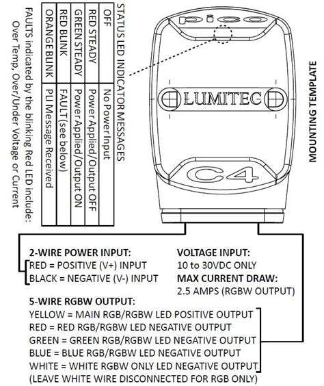 Lumitec Lum 101609 Pico C4 Expansion Module Installation Guide